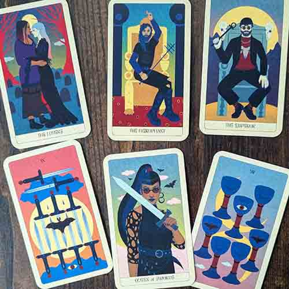 Modern Goth Tarot Deck: 78 Cards for Gothic Divination